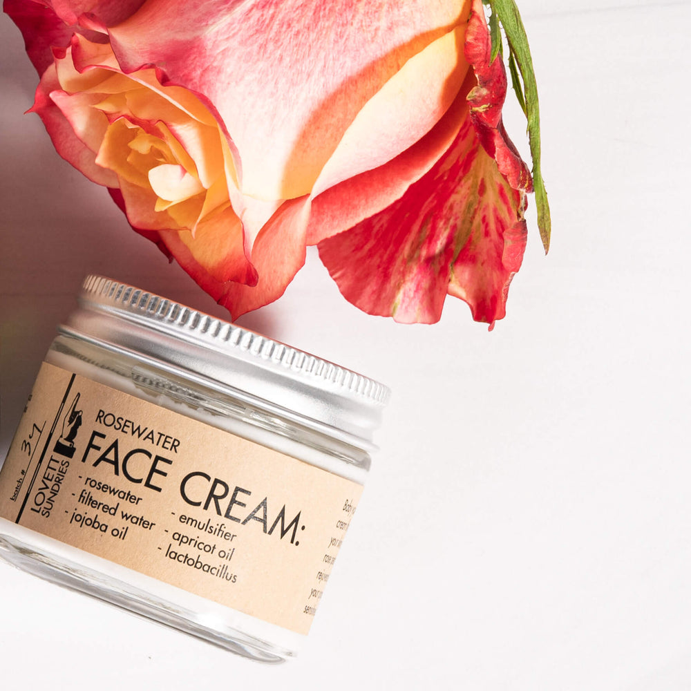 Rose Face Cream | Rosewater Facial Moisturizer