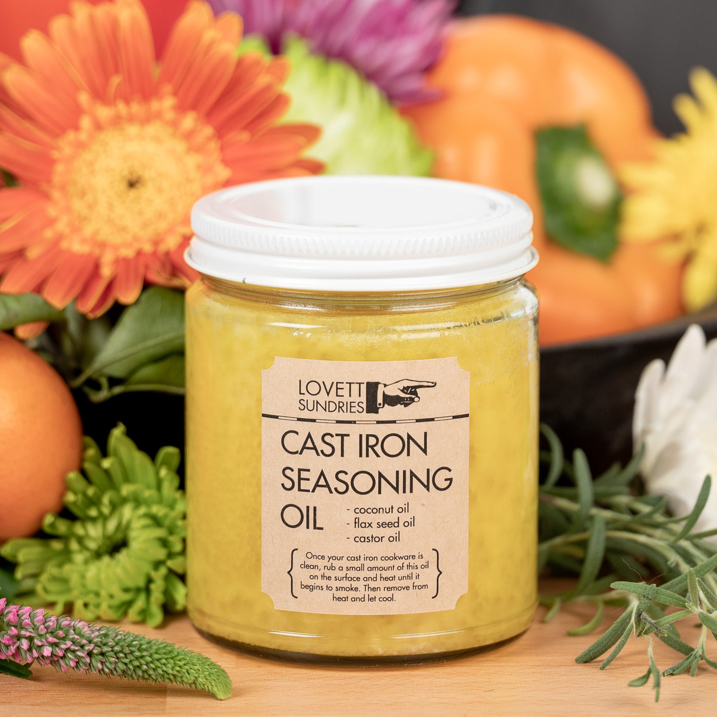 Cast Iron Seasoning Oil